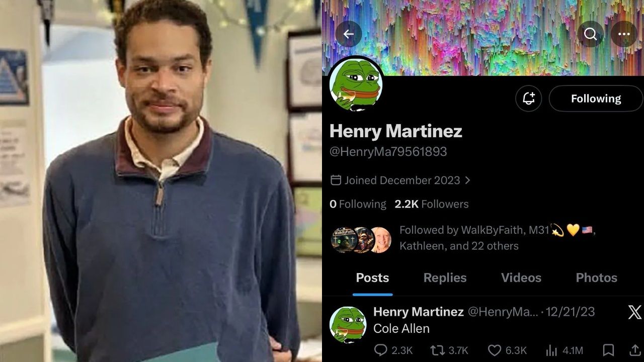 Henry Martinez Twitter: Cole Tomas Allen NASA | Time Machine